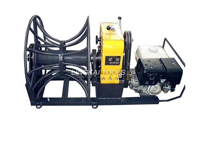 Transmission Line Wire Rope Winch / 2 Ton Wire Take Up Winch With ...