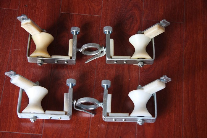 OPGW Installation Tools Live Line Double sheave Support Roller SH2