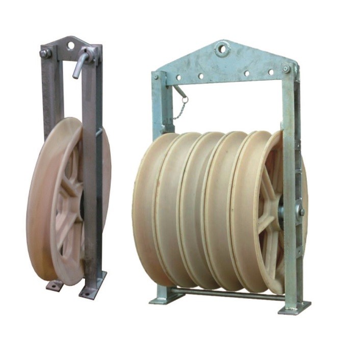 660*560*110mm Sheave Diameter Transmission Stringing Blocks For Bundles ...